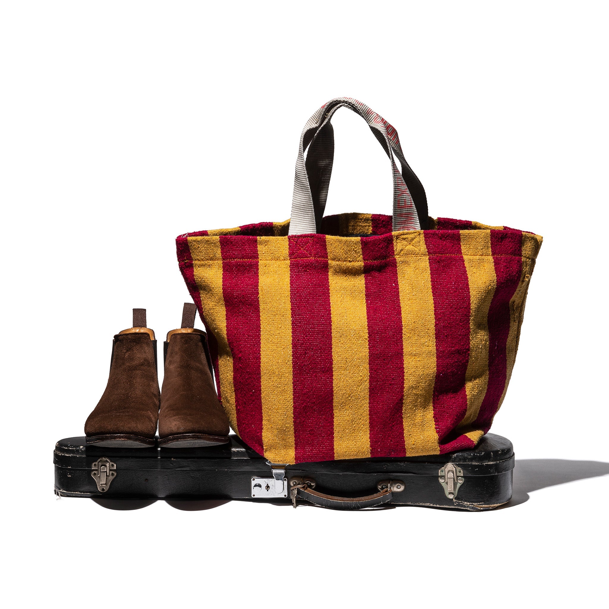 RUG BAG / Mustard x Burgundy – PUEBCO KOREA