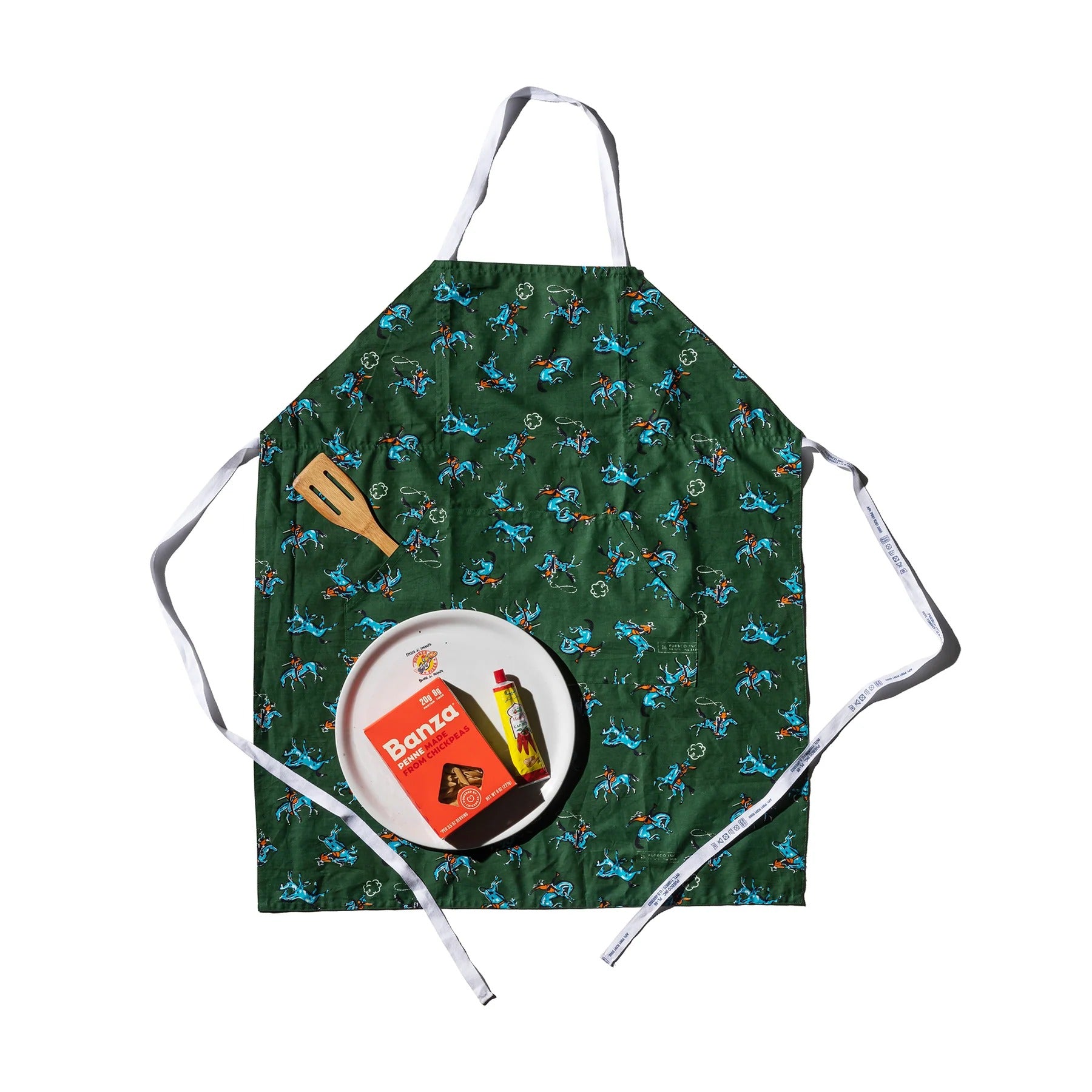 HAND PRINTED APRON / Cowboy – PUEBCO KOREA