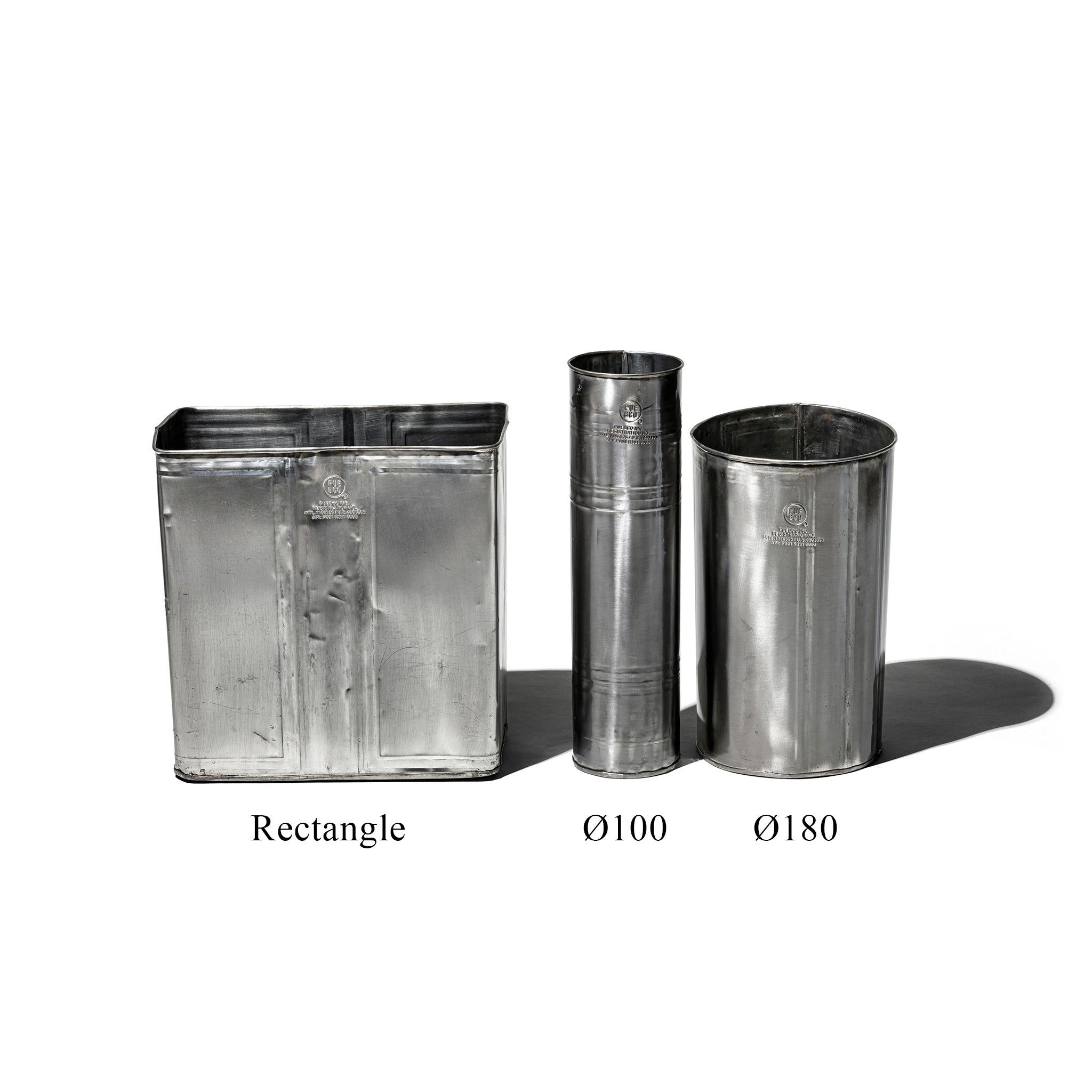 RECYCLE STEEL TRASH CAN / Rectangle – PUEBCO KOREA