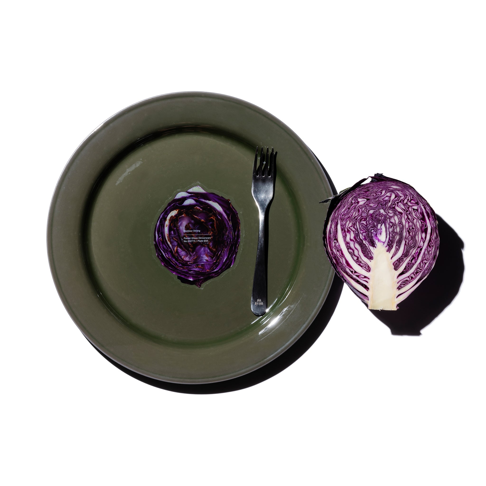 FOREST GREEN DINNERWARE Plate / ø33 – PUEBCO KOREA